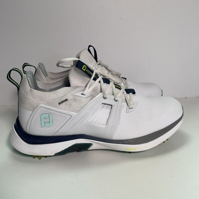 Mens 10 Wide Footjoy FJ Hyperflex Carbon White 55461 Ortholite | eBay