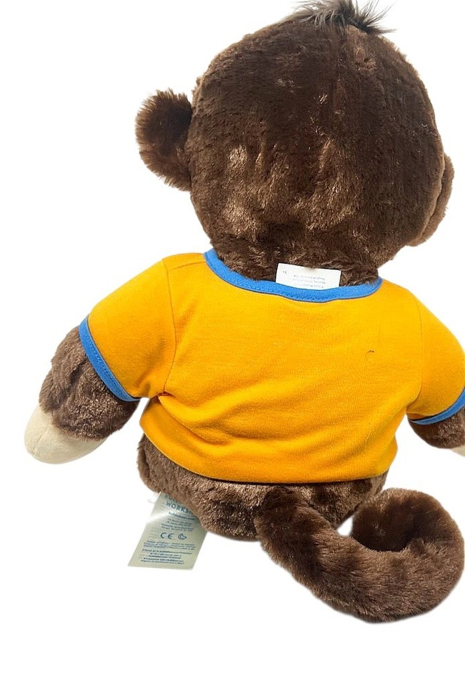 Build a Bear Plush Brown Monkey 18" Stuffed Animal Chimp Tail RAWR ...