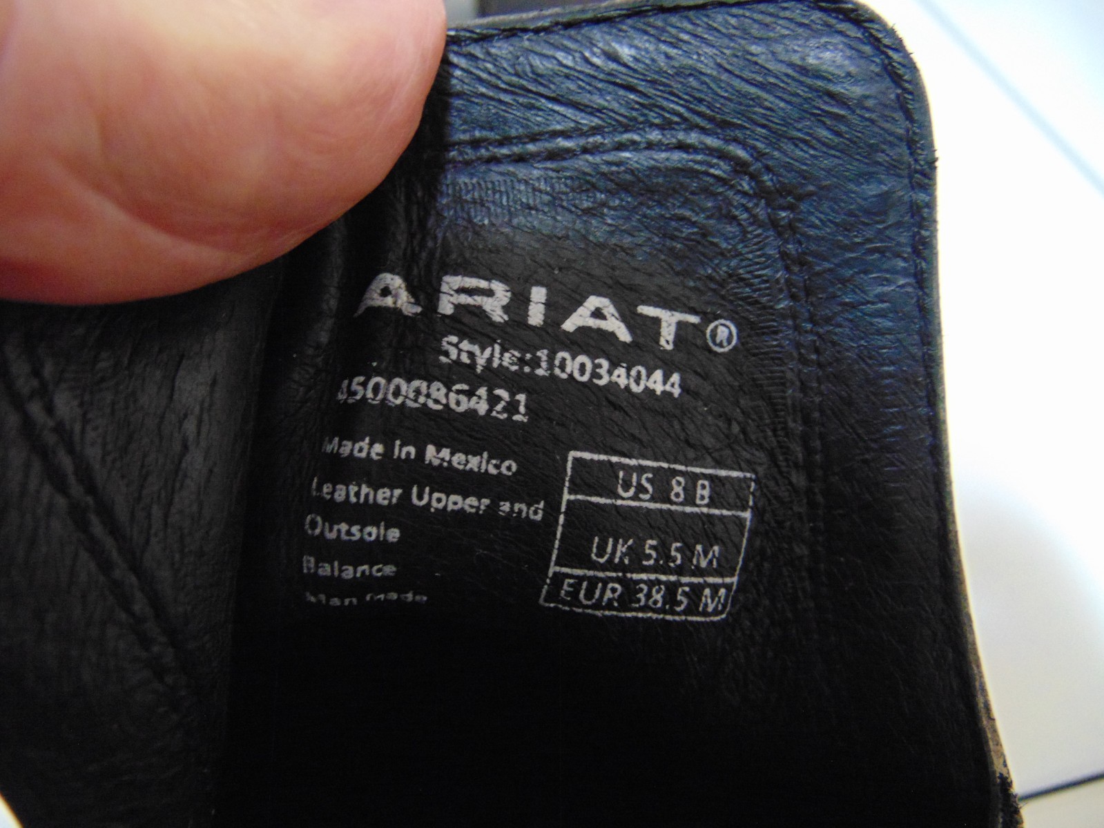 ARIAT 10034044 DIXON WESTERN STYLE NATURALLY DISTRESSED WOMEN'S ANKLE ...