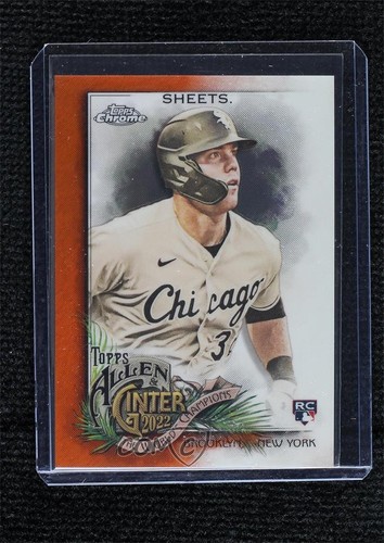 2022 Topps Allen & Ginter Chrome - Gavin Sheets #195 Orange Refractor ...
