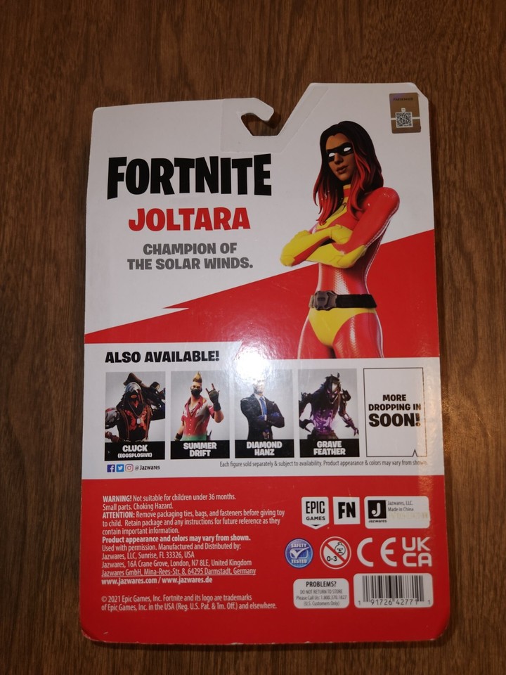 Fortnite Joltara Action Figure Jazwares Solo Mode Brand New Free ...