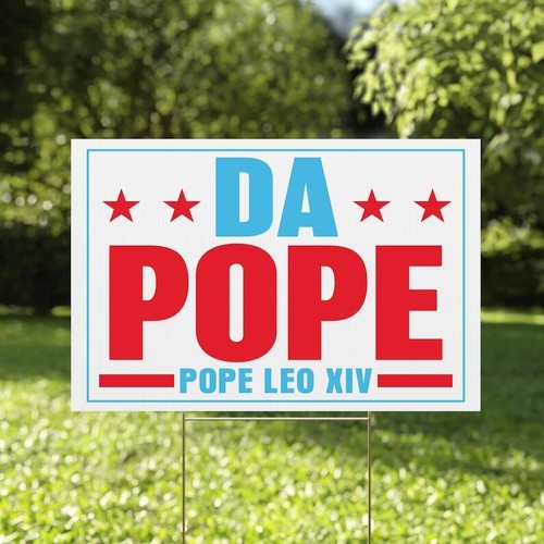 Da Pope Pope Leo XIV New Pope Catholic Habemus Papam Christian Yard ...
