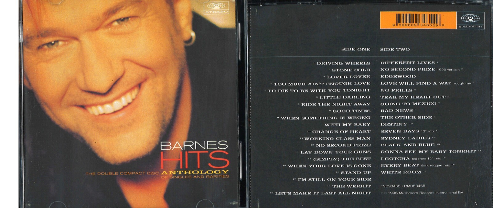Jimmy Barnes - Hits Anthology (best Of) 2 X CD 1996 Mushroom EXC Cond ...