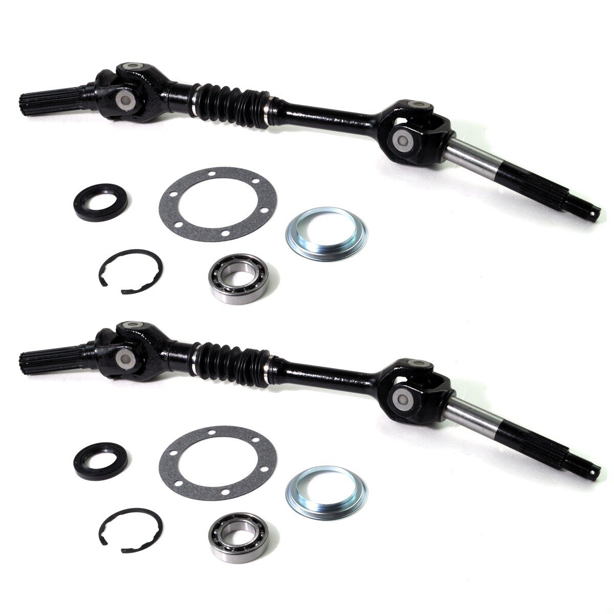 2 Set Drive Shaft Snap Ring Oil Seal Bearing Mule 3010 KAF950B 4x4 ...