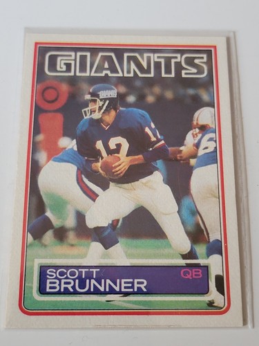SCOTT BRUNNER 1983 Topps #121. GIANTS - Nice Shape | eBay