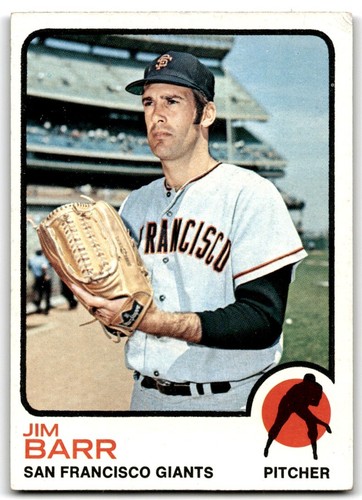 1973 Topps Jim Barr San Francisco Giants #387 Set Break - Most VG+ | eBay