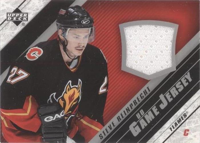 2005-06 Upper Deck - Ud Game Jersey Series 1 Steve Reinprecht #J-STR ...