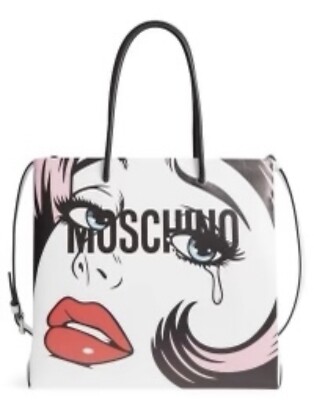 “Moschino Eyes” Capsule Collection Fall/Winter 2018 leather shopper Bag ...