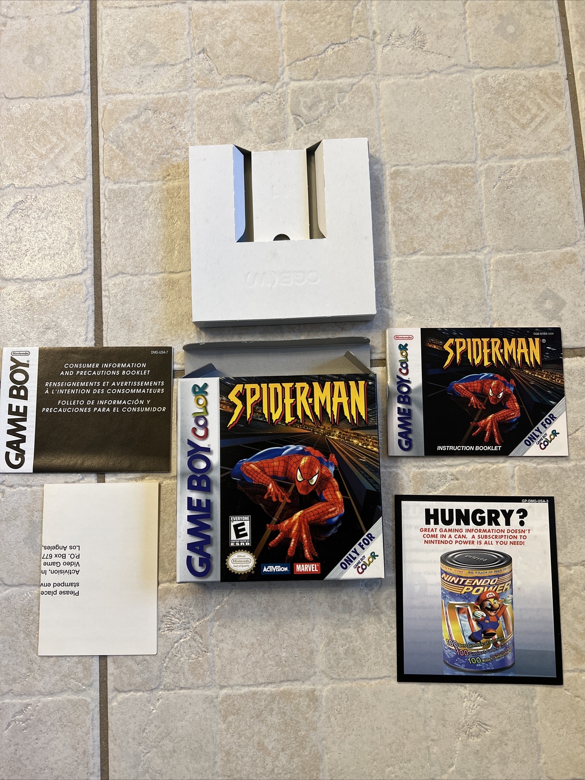 Spider Man Game Boy Color
