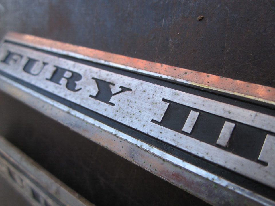 68 PLYMOUTH FURY III 3 DOOR PANEL EMBLEMS BADGES PLAQUES OEM PAIR | eBay