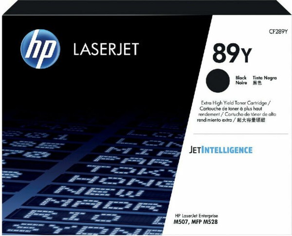 HP 89Y CF289Y Extra High Yield Black Original LaserJet Toner Cartridge ...