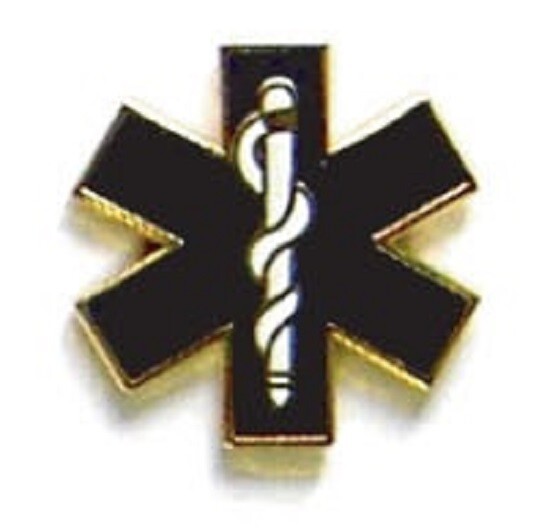 SECURITY & RESCUE HAT LAPEL PIN - STAR OF LIFE PIN - NEW | eBay