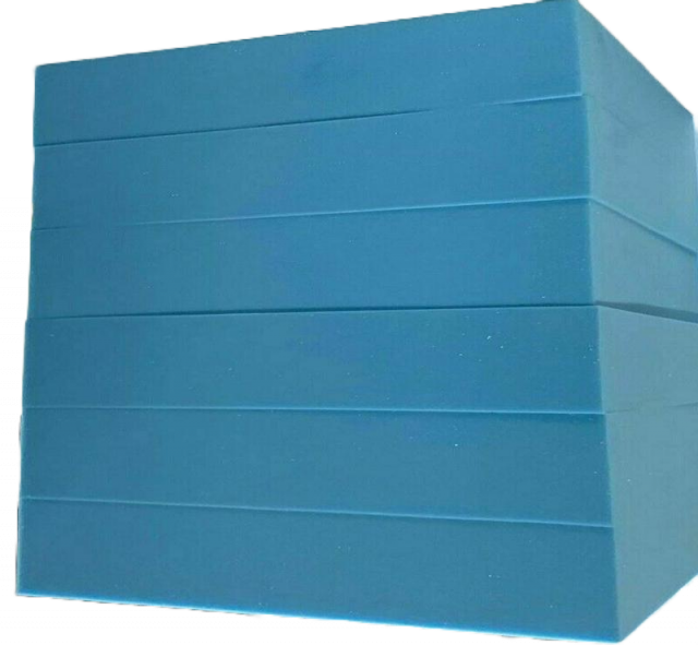 HIGH Density Upholstery BLUE Foam Cut To Size Replacemnt Sofa SHEET ...
