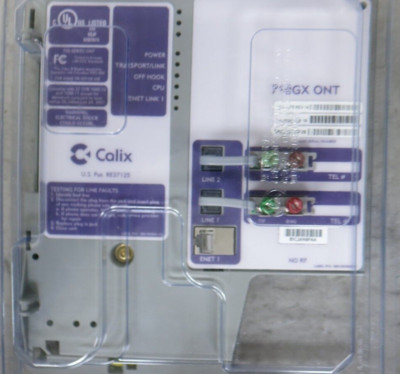 LOT OF 8 Calix 710GX ONT Fiber Optic Optical Network Terminal Module ...