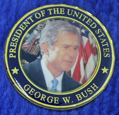 President of the United States of America George W. Bush Challenge Coin ...