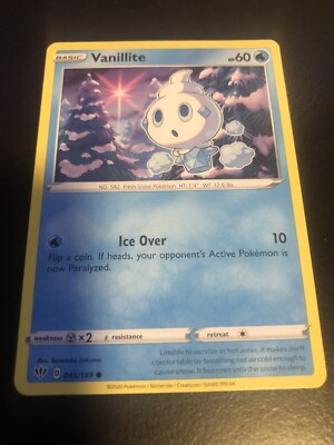 Vanillite 45/189 Pokemon TCG Darkness Ablaze | eBay