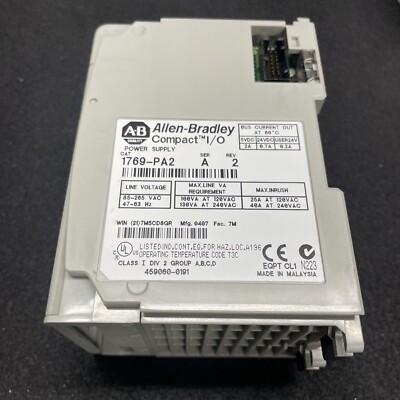 Allen-Bradley 1769-PA2 SER A REV 2 Compact I/O Power Supply (st1025) | eBay