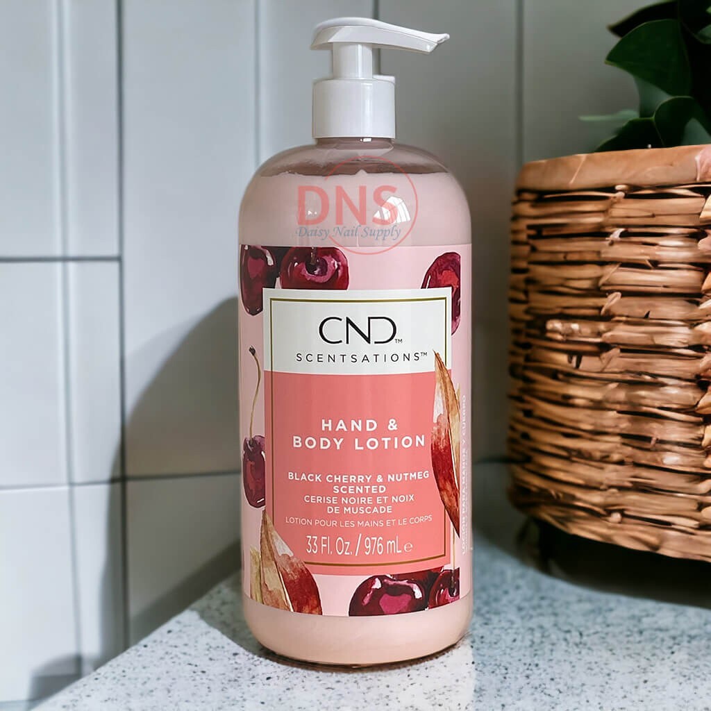 CND Hand & Body Lotion - Black Cherry & Nutmeg 32 Fl Oz | eBay