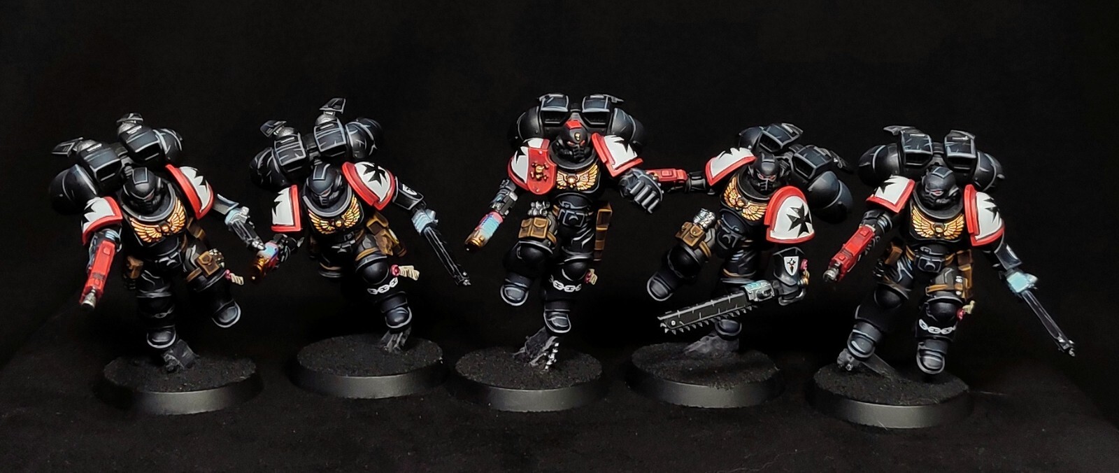 Black Templars Jump Pack Intercessors painted warhammer 40k Space ...