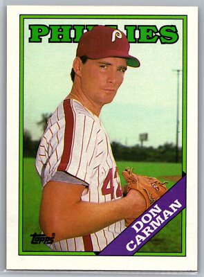 1988 Topps Baseball #415 Don Carman Philadelphia Phillies | eBay