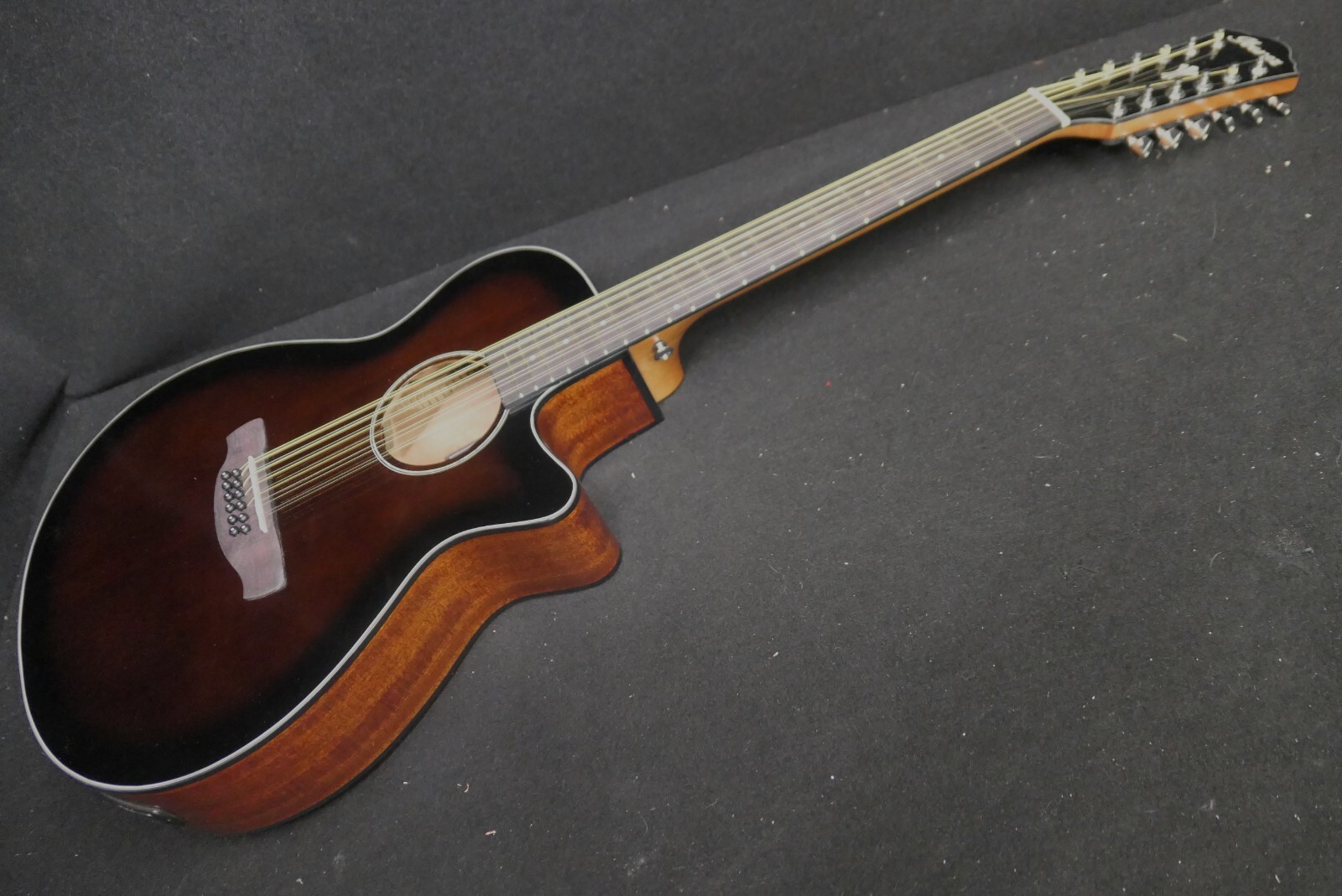 Ibanez AEG5012 AEG Series 12-String Acoustic-Electric Guitar - Black ...