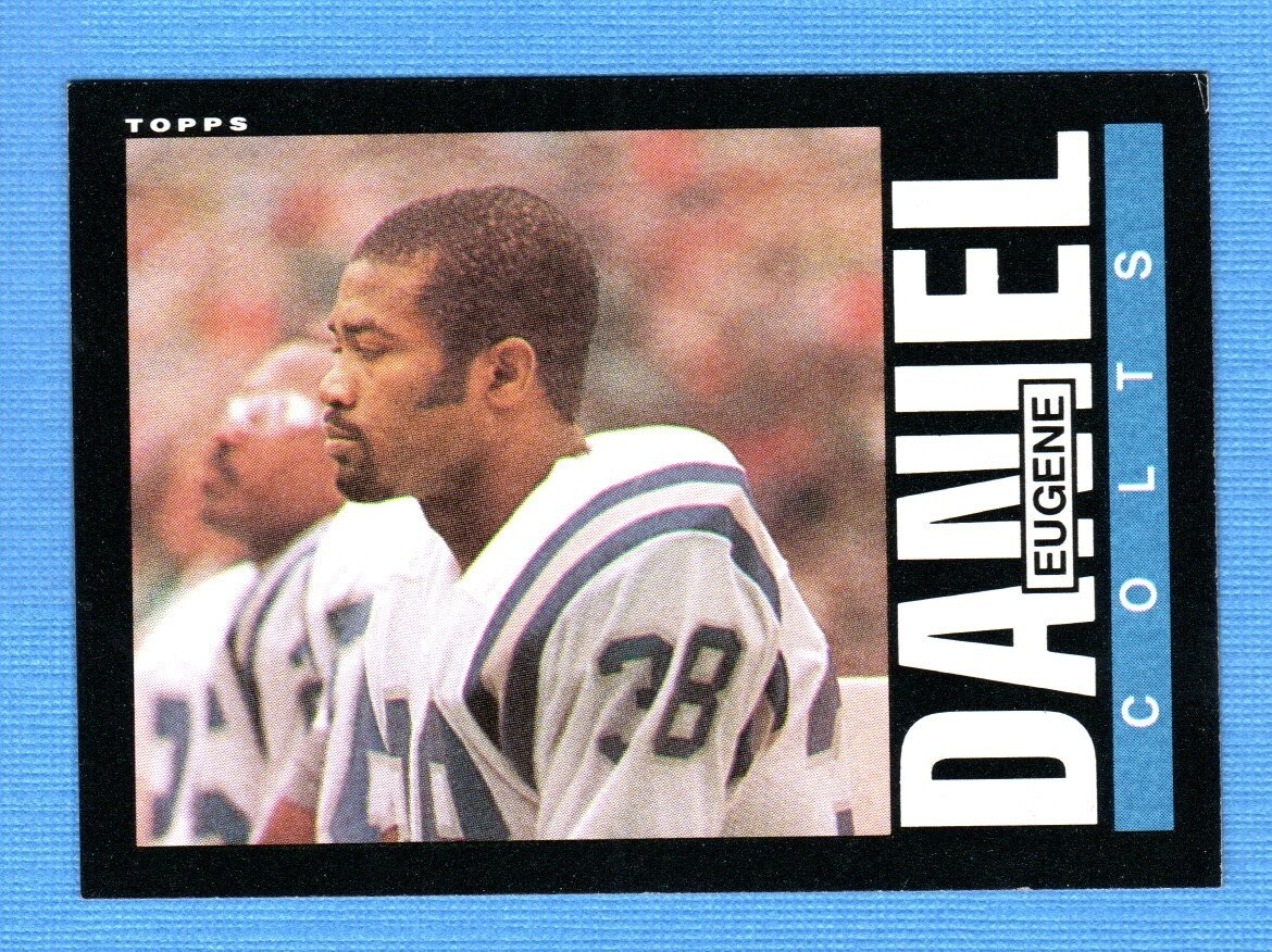 1985 Topps #261 Eugene Daniel EX+ Indianapolis Colts | eBay