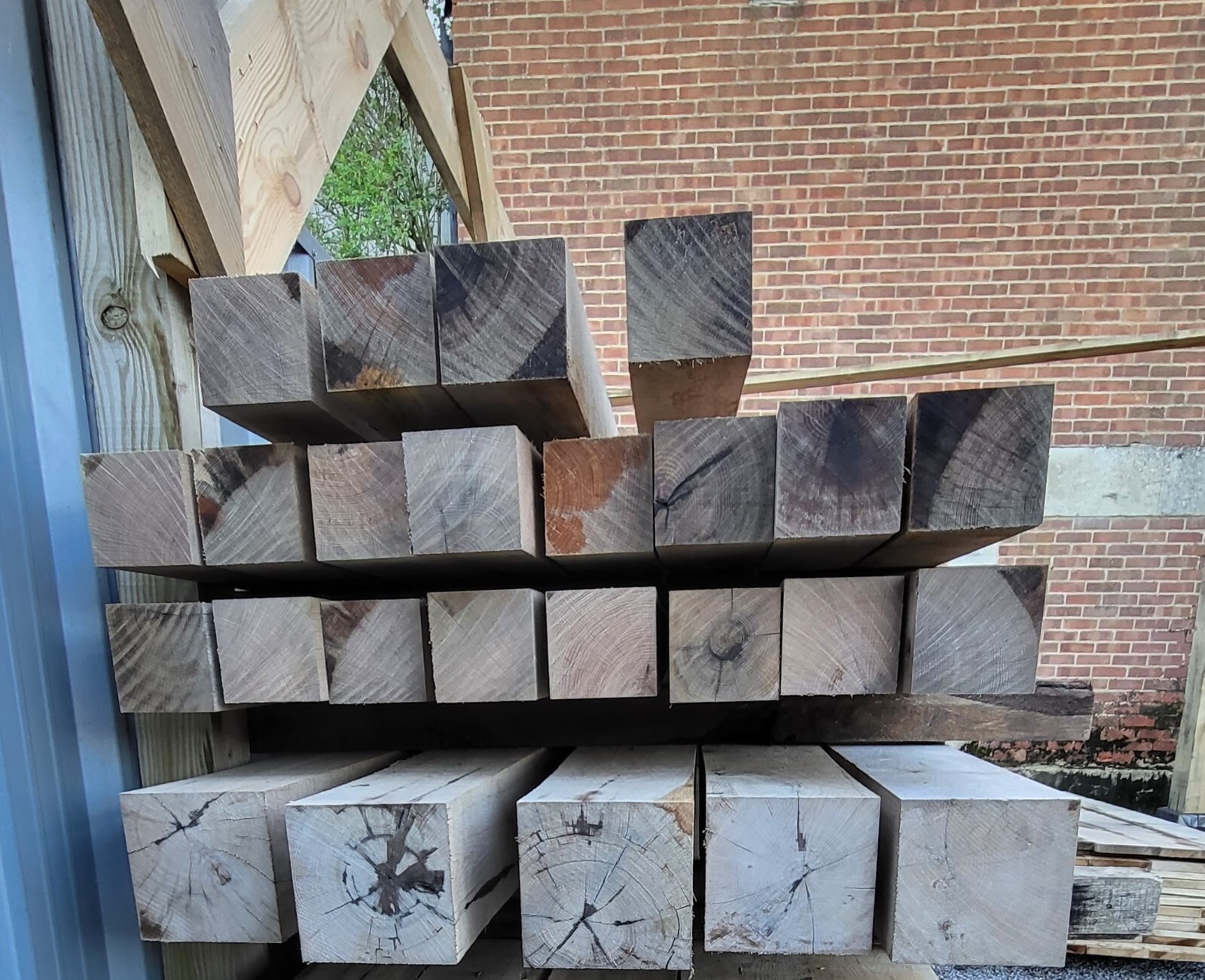 | Grade A | Air Dried Oak Post | 2400mm x 100mm x 100mm | DIY, Sheds ...