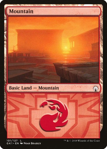 Mountain (101 Boros) Guild Kit: Boros PLD Basic Land MAGIC MTG CARD ...