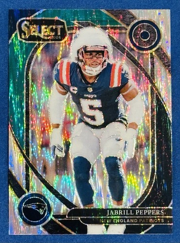 2024 Panini Select #262 Jabrill Peppers Black & Green Prizm Shock | eBay