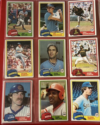 1981 Topps Baseball Lot Of (72) Different Cards-EX-NrMt | eBay