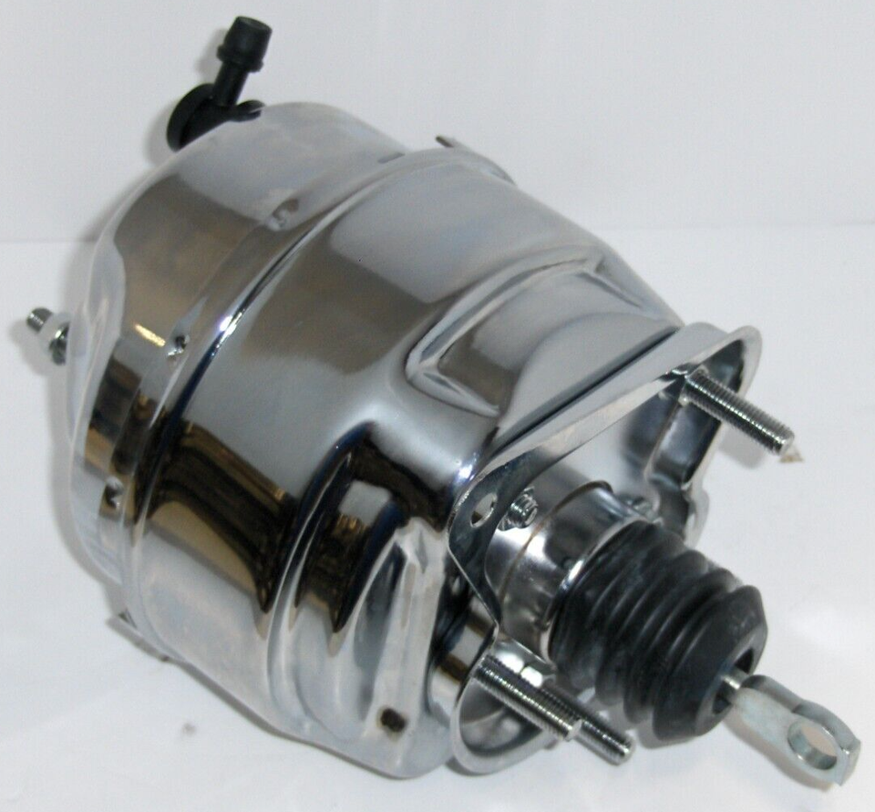 Chrome 9" Single Diaphragm Bendix Style Power Brake Booster 1970 Ford ...