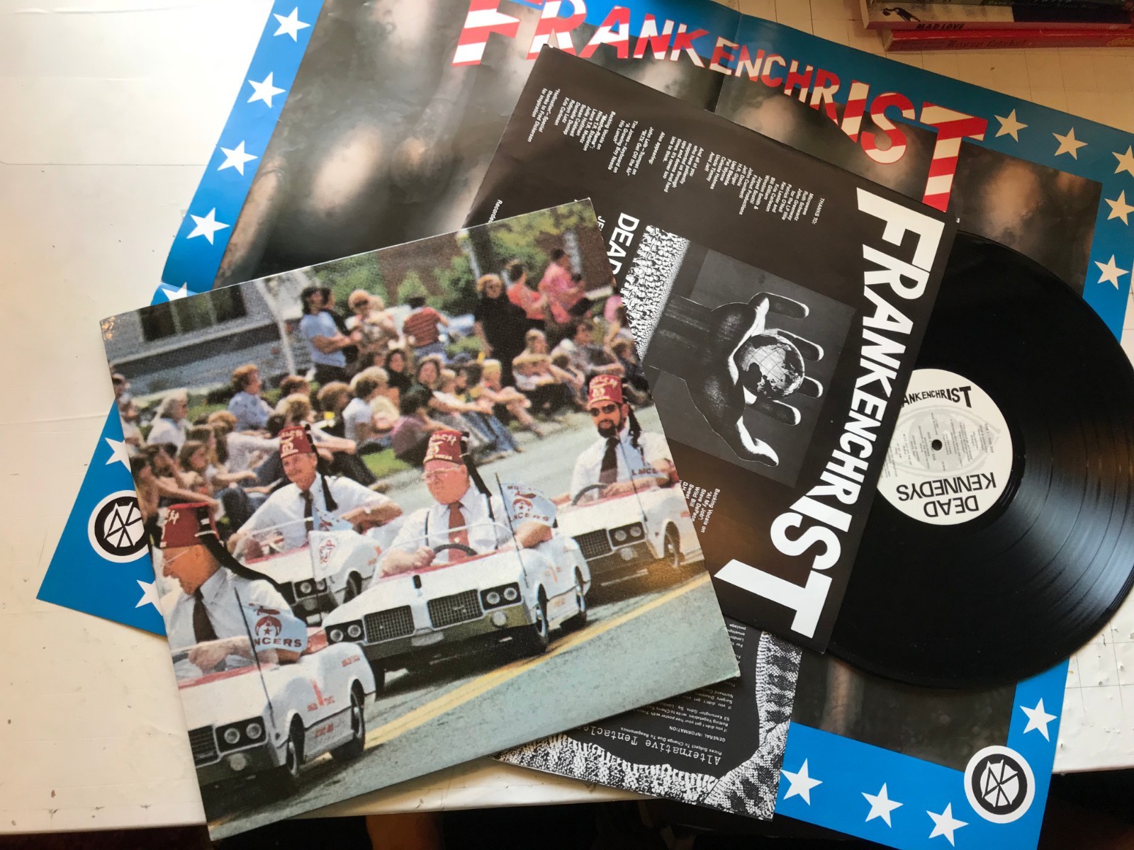 Dead Kennedys LP Frankenchrist w/BANNED POSTER +inrs uk '85 alt tent H ...