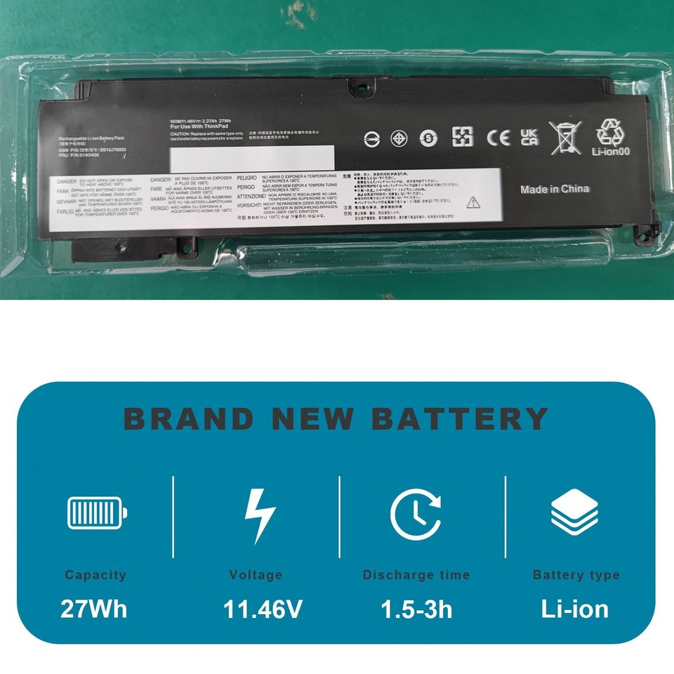 01AV406 Battery For Lenovo ThinkPad T460s T470s 00HW024 00HW025 ...