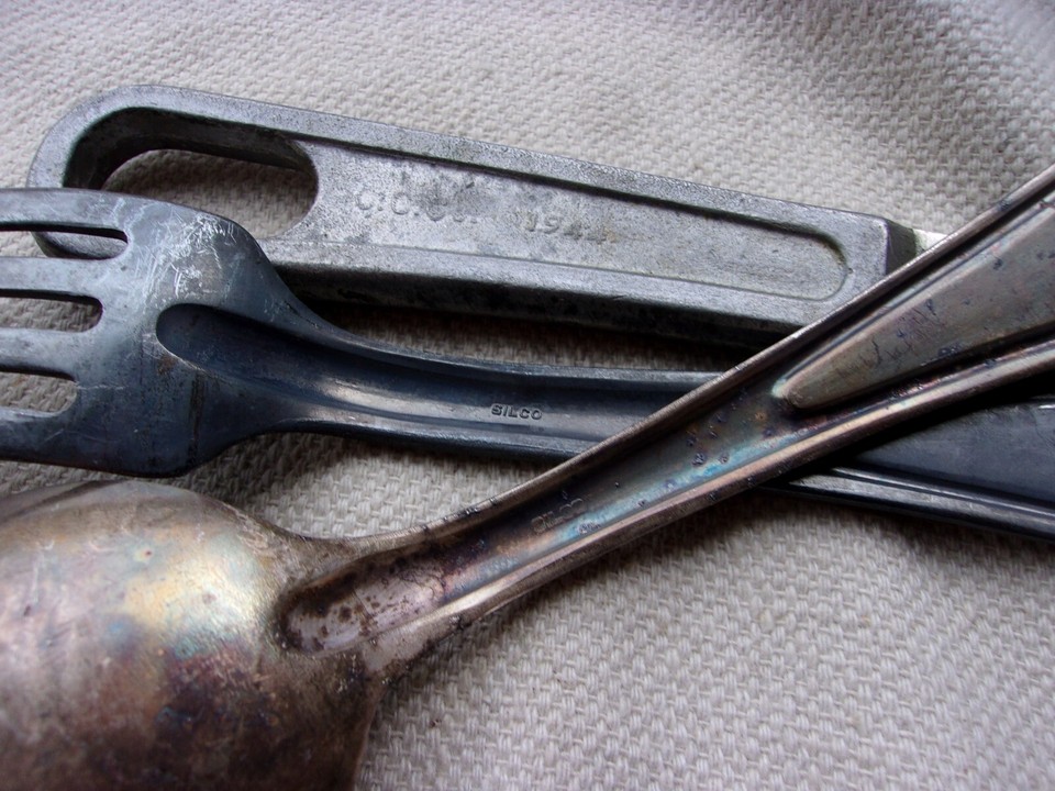 WW2 GI Mess Kit Utensil Set--1943-44 Production--Original | eBay