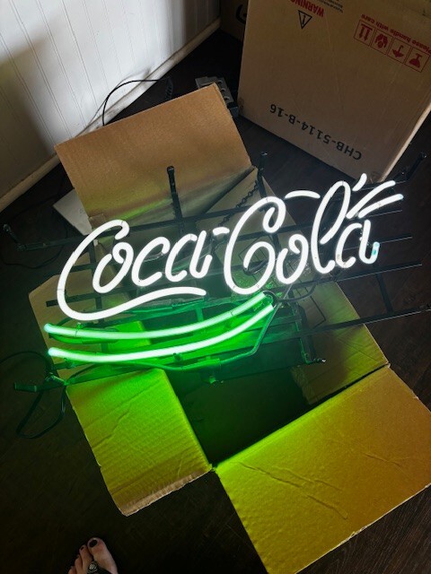 Coca-Cola Neon Light Vintage Retro Sign Collectible rare Used | eBay