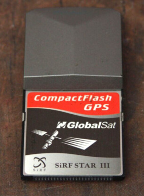 GlobalSat BC-337 GPS Receiver Compact Flash GPS SiRF STAR III ...