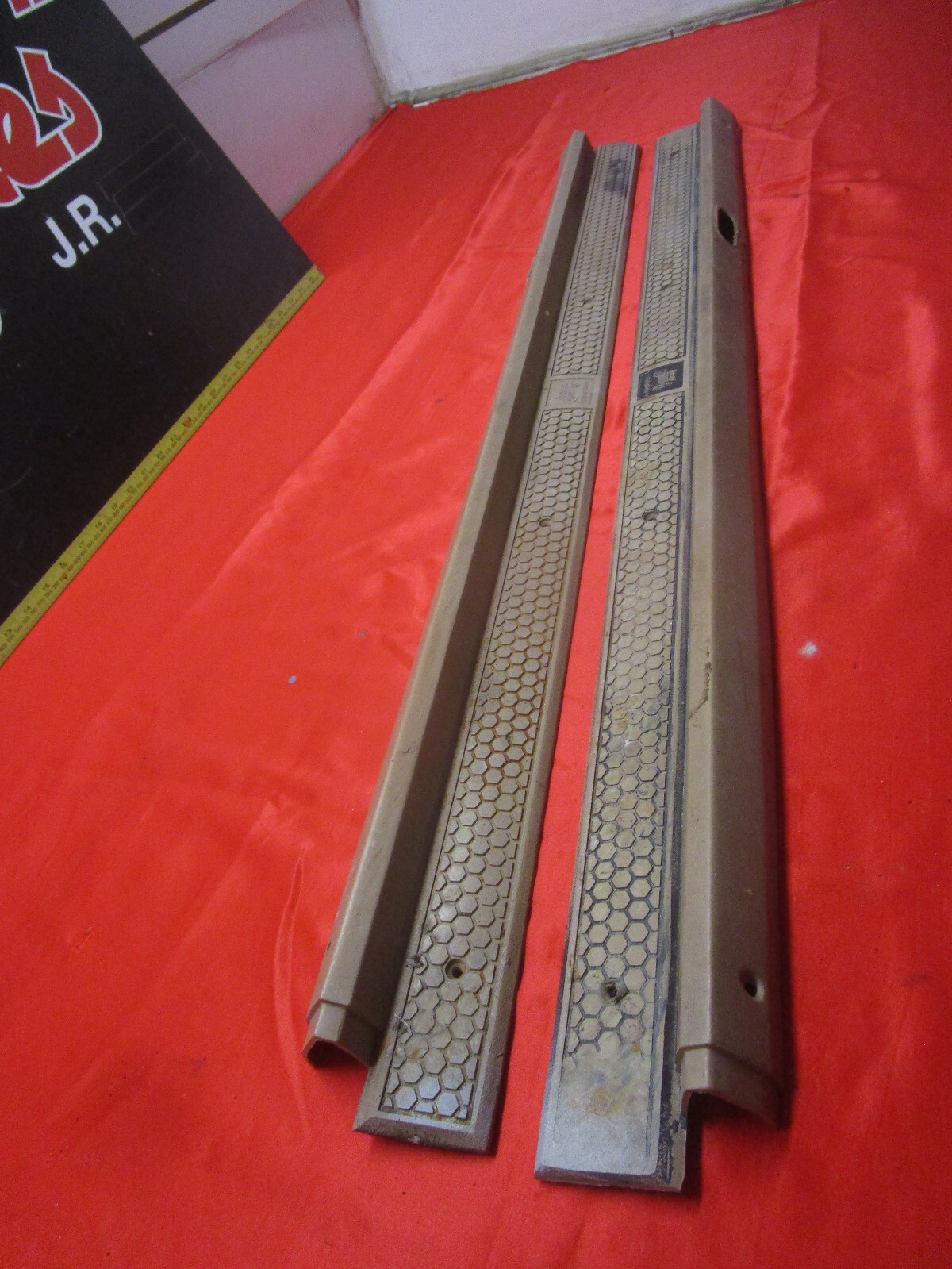 1982 CAMARO FIREBIRD TRANS AM DOOR SCUFF PLATE SILL PLATE PAIR KNIGHT ...