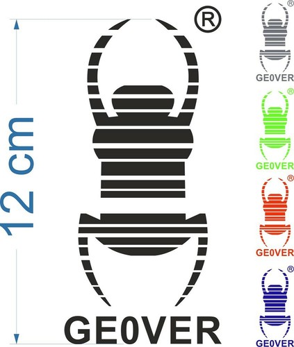 Size M Geocaching Car Stickers Travelbug Bug Tick Trackable Number ...