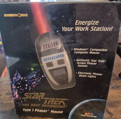Star Trek Next Generation Type 1 Phaser Mouse Fun Source b3 | eBay