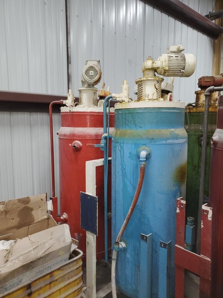 Krauss Maffei Iso and Poly Chemical Day Tanks | eBay
