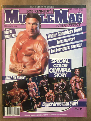 Muscle Mag International Magazine February 1984 Boyer Coe Cover Mike ...