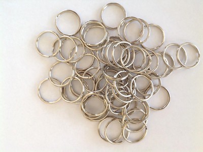 Steel Split Steel Key Rings Bulk 30mm Chrome Plated - pack of 100 pcs ...