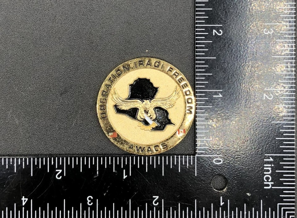 US Forces/ Canadian Forces Operation Iraqi Freedom AWACS Challenge Coin ...