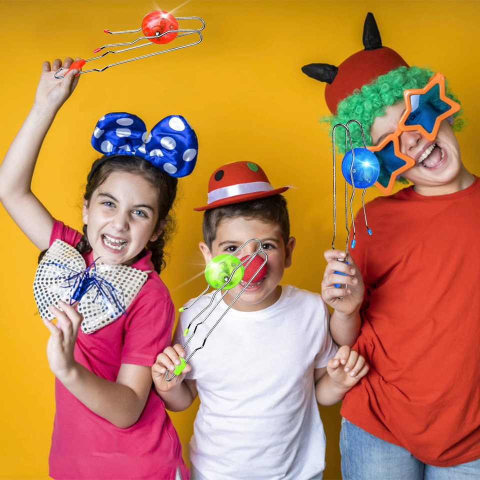 3PCS Retro Magic Rail Twirler - Light up Magnetic Gyro Wheel for Kids ...