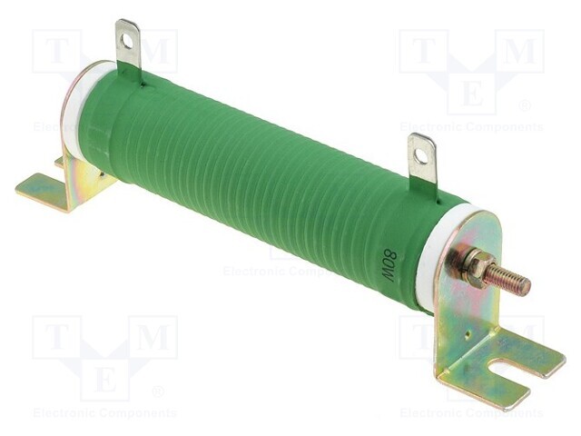 Resistance: Wire resistor 5% Ø28x121mm 80W 200ppm/°C R80W-220R ...