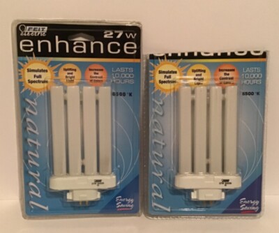 Leit Electric Enhance 27w Energy Saving Natural Bright 10,000 Hrs. Bulb ...