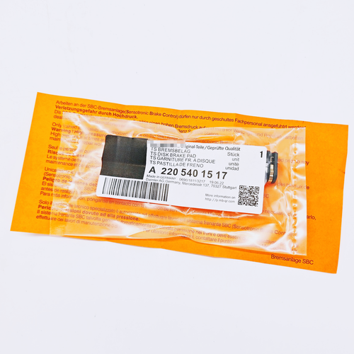 Brake Pad Set Front With Brake Sensor for MERCEDES BENZ 0074205920 | eBay