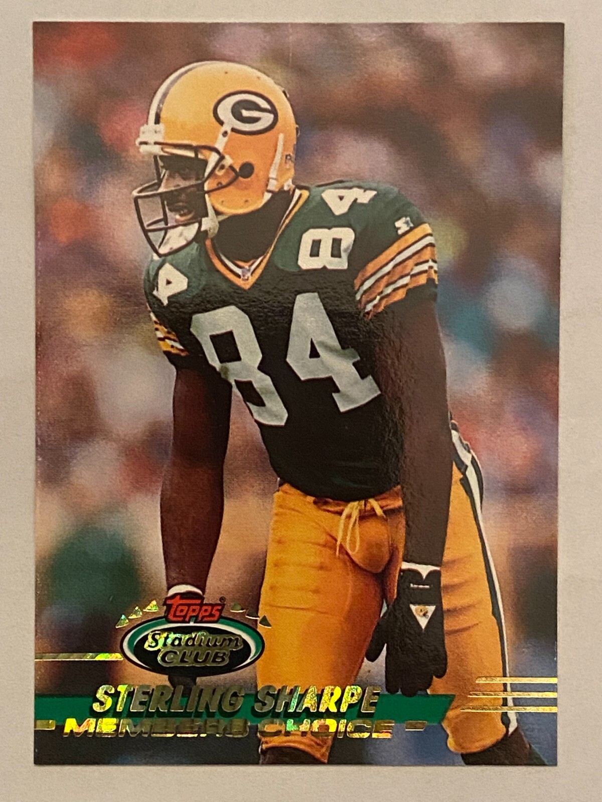 1993 Topps Stadium Club - Members Choice #495 Sterling Sharpe for sale ...