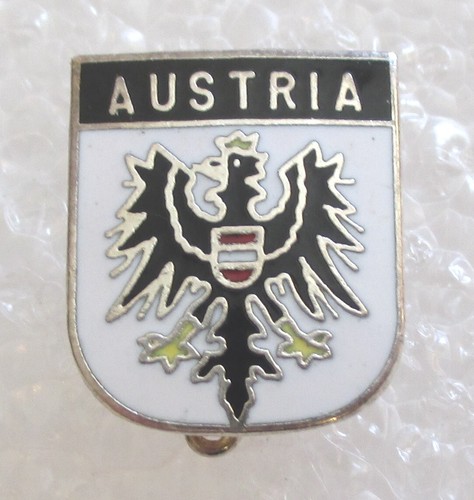Vintage Country of Austria Tourist Travel Souvenir Pin / Coat-of-Arms ...