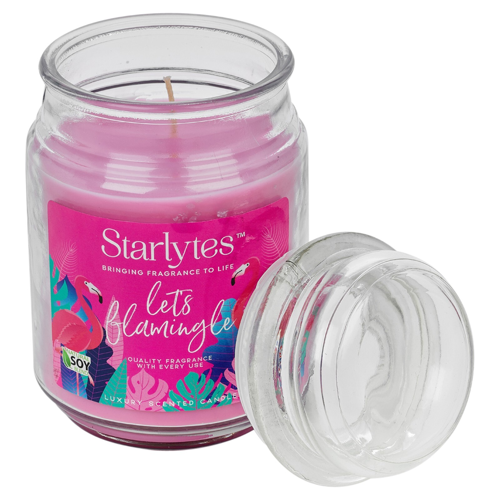 StarLyte 18oz Classic Large Glass Jar Scented Fragranced Candle 125 ...
